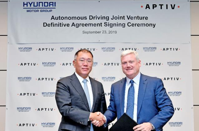 Autonomous Driving Joint Venture Formed by Hyundai and Aptiv :: Millbank